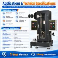 China Fire Smoke Density Tester for Plastics and Building Materials | Compliant with ASTM D2843 DIN4102 GB/T 8627 Standard for sale