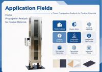 China Laboratory Flame Propagation Testing Machine for Heavy Weight Fabrics and Plastic Films for sale