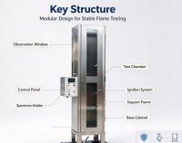China Laboratory Flame Propagation Testing Machine for Heavy Weight Fabrics and Plastic Films for sale