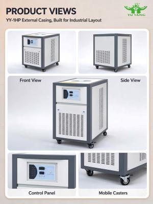 China High Efficiency Air-cooled Laser Chiller, Portable Water Cooling Machine for Laser Processing Industry for sale