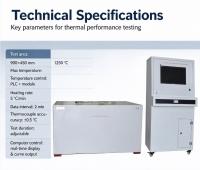China Thermal Insulation Materials Maximum Service Temperature Test Apparatus | ISO 8142 ASTM C411 Insulation Blanket Pipe Shell High Temperature Tester for sale