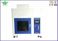 China Plastic Horizontal And Vertical Flame Test Chamber Touch Screen IEC60950-11-10 for sale