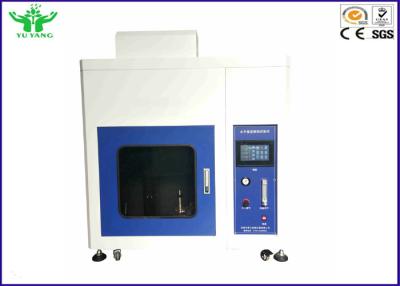 China Plastic Horizontal And Vertical Flame Test Chamber Touch Screen IEC60950-11-10 for sale