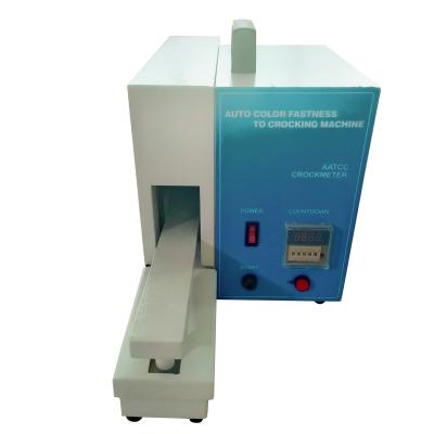 China Fastness Rubbing Friction Electric Crocking Test Machine Decoloring Tester for sale