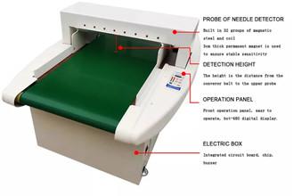 China 25m/min Food Metal Detector , Auto Conveying Garment Needle Detector for sale