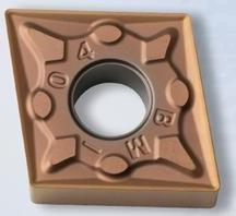 China CNMG-BM 80° Rhombic Turning Insert with BM Chipbreaker for Semi-Finishing Steel for sale
