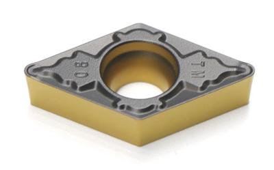 China DCMT-TM 55° Rhombic Turning Insert for Semi-Finishing with TM Chipbreaker for Steel for sale