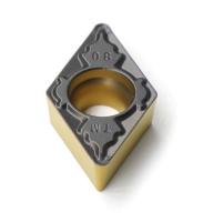 China DCMT-TM 55° Rhombic Turning Insert for Semi-Finishing with TM Chipbreaker for Steel for sale