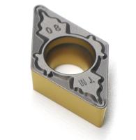 China DCMT-TM 55° Rhombic Turning Insert for Semi-Finishing with TM Chipbreaker for Steel for sale