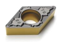 China DCMT-TM 55° Rhombic Turning Insert for Semi-Finishing with TM Chipbreaker for Steel for sale