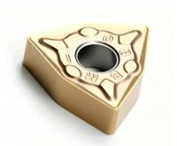 China WNMG-BM 80° Hexagonal Turning Insert with BM Chipbreaker and PVD Coating for Semi-Finishing for sale