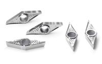 China VBGT-AK 35° Rhombic Turning Insert with AK Chipbreaker for Precision Ground Edges and Mirror Surface Finish for sale