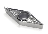 China VBGT-AK 35° Rhombic Turning Insert with AK Chipbreaker for Precision Ground Edges and Mirror Surface Finish for sale