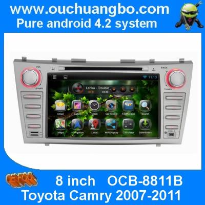 China Ouchuangbo Auto GPS Navigation for Toyota Camry 2007-2011 Android 4.2 Radio Stereo iPod BT DVD Player OCB-8811B for sale