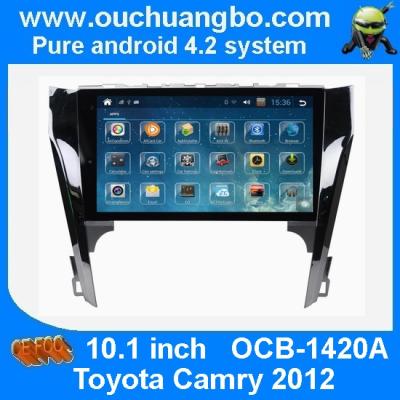 China Ouchuangbo car stereo Toyota Camry 2012 support android 4.2 gps navigation mp3 bluetooth for sale