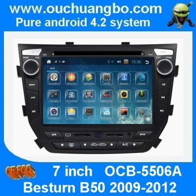 China Ouchuangbo android 4.2 Besturn B50 2009-2012 car audio player with bluetooth gps navigation system radio mp3 mp4 for sale