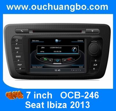China Car autoradio multimedia for Seat Ibiza 2013 with video 1080P A8 chip auto navigation OCB-246 for sale