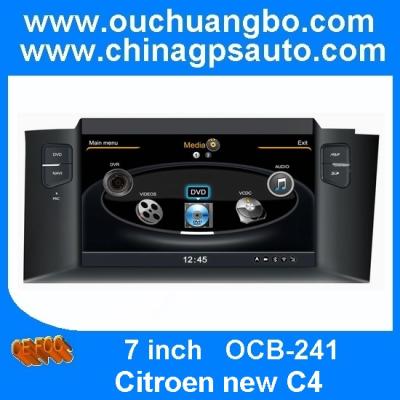 China Ouchuangbo In Dash Radio GPS Navigation for Citroen new C4 DVD Multimedia S100 System OCB-241 for sale