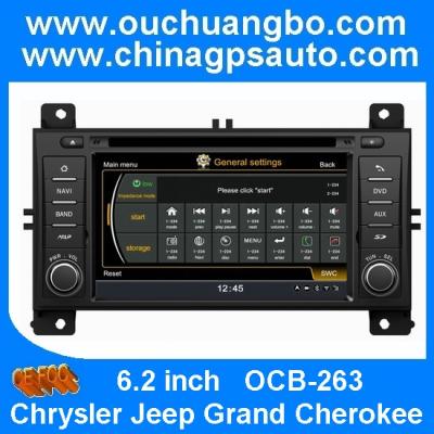 China Ouchuangbo Car GPS Navi for Chrysler Jeep Grand Cherokee Auto DVD Radio Bluetooth HD Screen S100 System OCB-263 for sale
