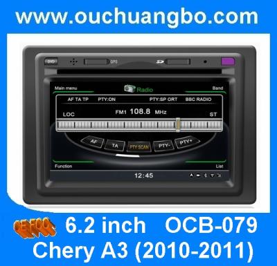 China Ouchuangbo Car Navi DVD for Chery A3 2010-2011 GPS Sat Multimedia 3G Wifi S100 Platform OCB-079 for sale