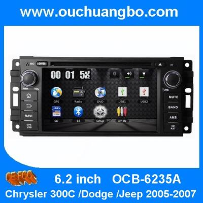 China Ouchuangbo DVD Stereo GPS Navi Multimedia Kit for Chrysler 300C /Dodge /Jeep 2005-2007 Radio Player USB iPod OCB-6235A for sale