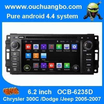 China Ouchuangbo Car GPS Navi Multimedia for Chrysler 300C /Dodge /Jeep DVD Player Android 4.4 System OCB-6235D for sale