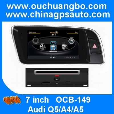 China Ouchuangbo A8 Chipset Navi Multimedia gps radio Audi Q5 /A4 /A5 Car S100 Platform BT MP3 for sale