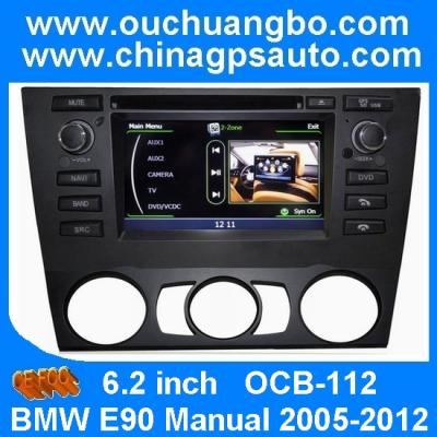 China Ouchuangbo S100 A8 Chipset Car DVD for BMW E90 Manual 2005-2012 Auto Radio 3G Wifi Navi Multimedia System OCB-112 for sale