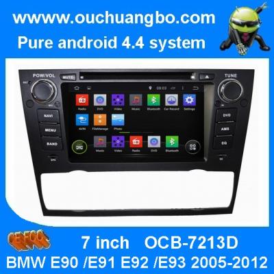 China Ouchuangbo Car GPS Navi 3G Wifi for BMW E90 /E91 /E92 /E93 2005-2012 Android 4.4 DVD Radio for sale