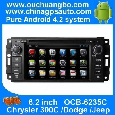 China Ouchuangbo Chrysler 300C /Dodge /Jeep navi radio with gps navigation dvd iPod android 4.2 for sale
