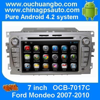 China Ouchuangbo Android 4.2 Car DVD Radio GPS Navi Video Ford Mondeo 2007-2010 3G Wifi swc USB for sale