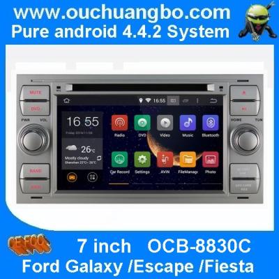 China Ouchuangbo Android 4.4 3G Wifi DVD Playe for Ford Galaxy /Escape /Fiesta GPS Sa Nav Multim for sale