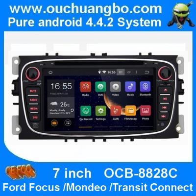China Ouchuangbo Auto Stereo DVD Player Ford Focus /Mondeo /Transit Connect  android 4.4 OS for sale