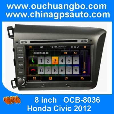 China Ouchuangbo car dvd systems for Honda Civic 2012 with car mp3 players OCB-8036 for sale