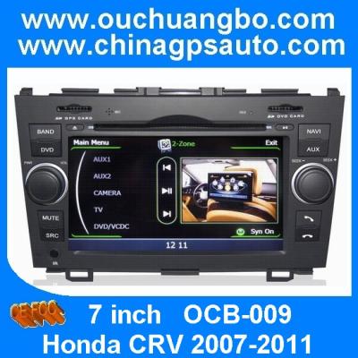 China Ouchuangbo GPS DVD Radio for Honda CRV 2007-2011 Wifi DVR Audio Video Player S100 Platform for sale