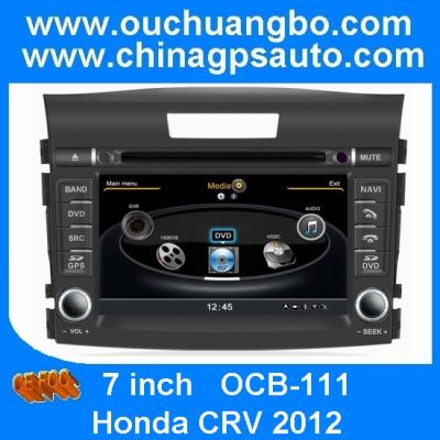 China Ouchuangbo S100 Platform In Dash car DVD Radio Player Navi for Honda CRV 2012 with USB MP3 for sale