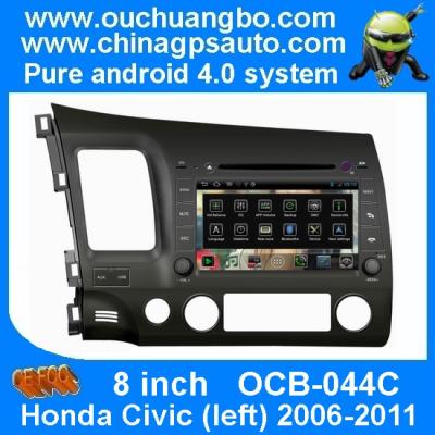 China Ouchuangbo Car Radio Stereo DVD for Honda Civic (left) 2006-2011 GPS Navigation USB S150 Platform OCB-044C for sale