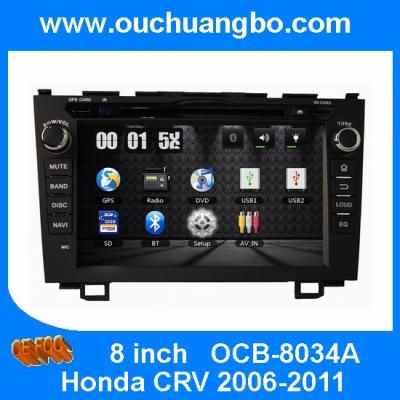 China Ouchuangbo Car Radio Stereo Multimedia Kit for Honda CRV 2006-2011 USB Bluetooth DVD Player OCB-8034A for sale