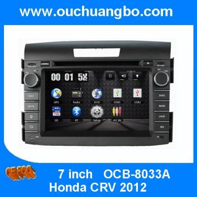 China Ouchuangbo Car Stereo Multim DVD Player for Honda CRV 2012 GPS Navigation iPod USB FM Radio OCB-8033A for sale