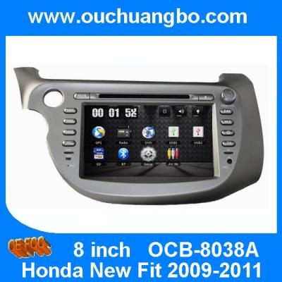 China Ouchuangbo Autoradio Navi DVD Player for Honda New Fit 2009-2011 GPS USB iPod RDS OCB-8038A for sale