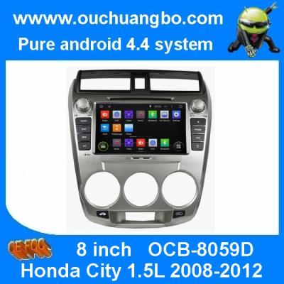 China Ouchuangbo Car DVD GPS Navigation Stereo System for Honda City 1.5L 2008-2012 Android 4.4 for sale