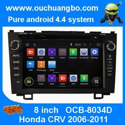 China Ouchuangbo Pure Android 4.4 Car Media Player for Honda CRV 2006-2011 DVD Audio Video Stereo System OCB-8034 for sale