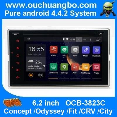 China Ouchuangbo Auto GPS Navigation for Honda Everus /Odyssey /Fit /CRV /City Android 4.4 DVD Radio 3G Wifi OCB-3823C for sale