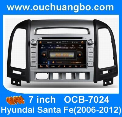 China Car gps navigation for Hyundai Santa Fe 2006-2012 with car music player OCB-7024 for sale
