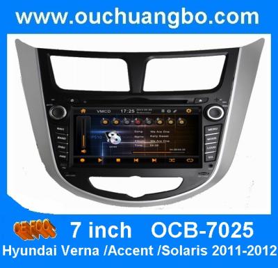 China Automobiles gps systems for Hyundai Verna /Accent /Solaris with bluetooth TV OCB-7025 for sale