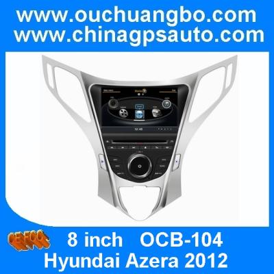 China Ouchuangbo A8 Chipset 3G WiFi 1080P HD S100 Platform for Hyundai Azera 2012 Auto Radio DVD for sale