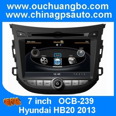 China Ouchuangbo S100 Platform Car GPS Radio DVD Player for Hyundai HB20 2013  Bluetooth MP3 USB for sale