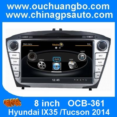 China Ouchuangbo Car GPS Sat Navi Headunit for Hyundai IX35 Tucson 2014 DVD 3G WiFi Steering Wheel Control S100 Platform for sale