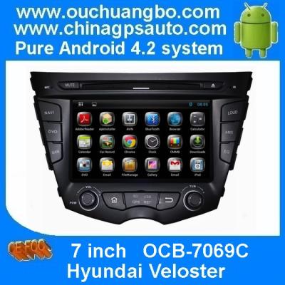 China Ouchuangbo Auto DVD Radio Stereo 7"Android 4.2 for Hyundai Veloster Capacitive Screen 3G Wifi iPod OCB-7069C for sale