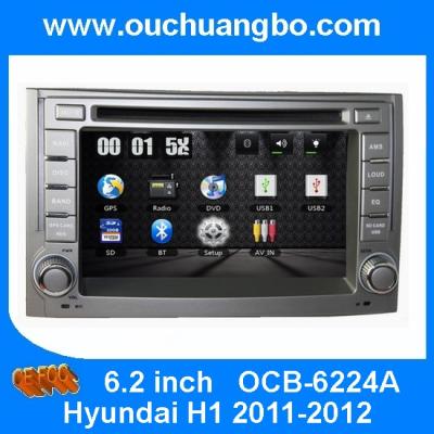 China Ouchuangbo Car GPS Navigation for Hyundai H1 2011-2012 DVD Audio Radio iPod USB RDS OCB-6224A for sale
